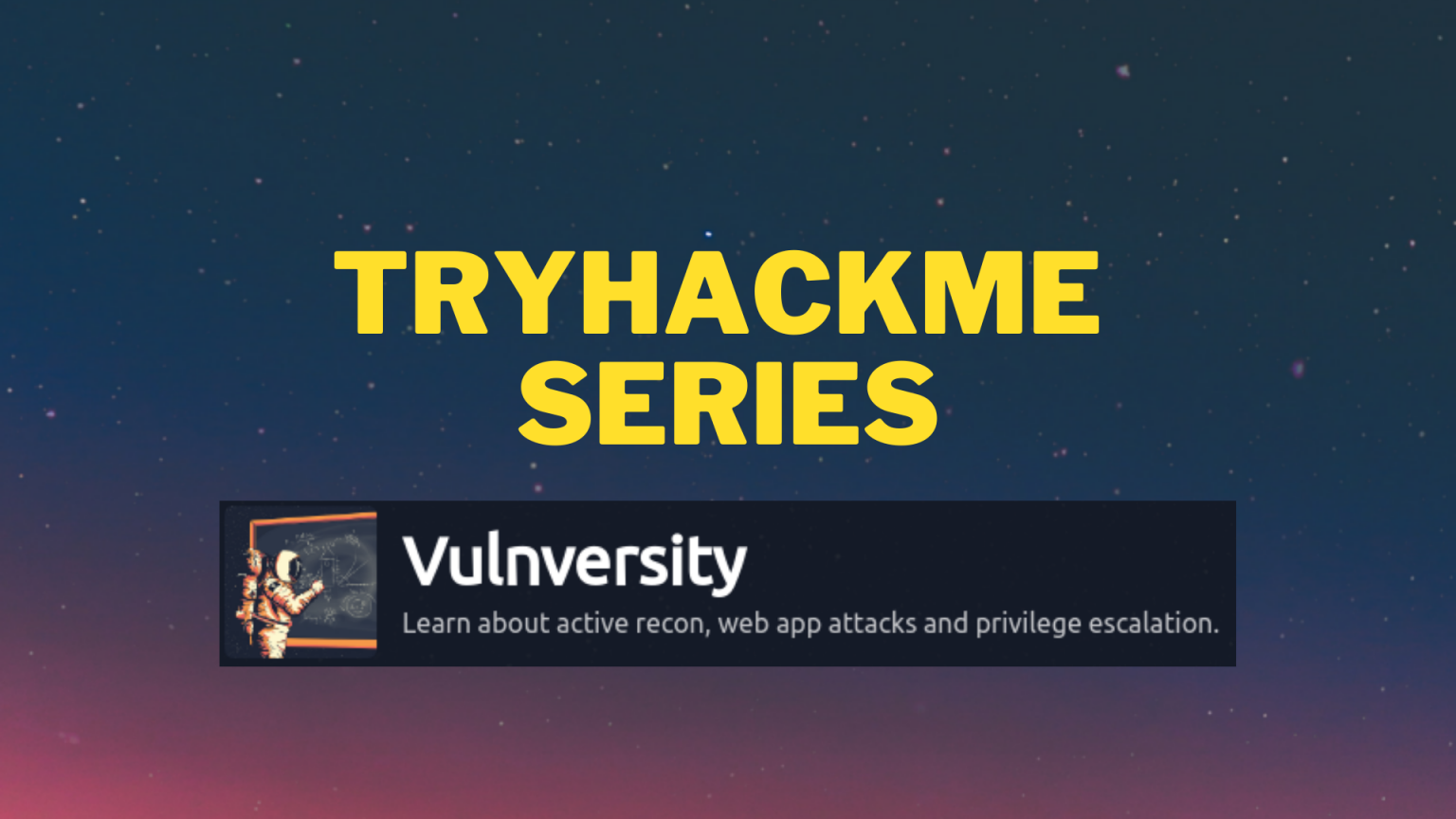 TryHackMe Vulnversity Walkthrough - Bug Hacking