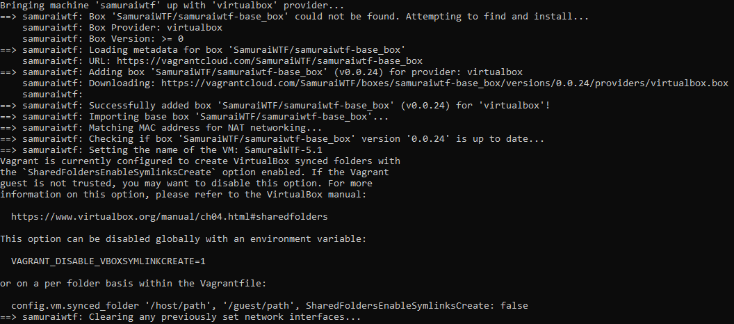 SamuraiWTF - Web Training Framework to Grow Your Skills - Bug Hacking